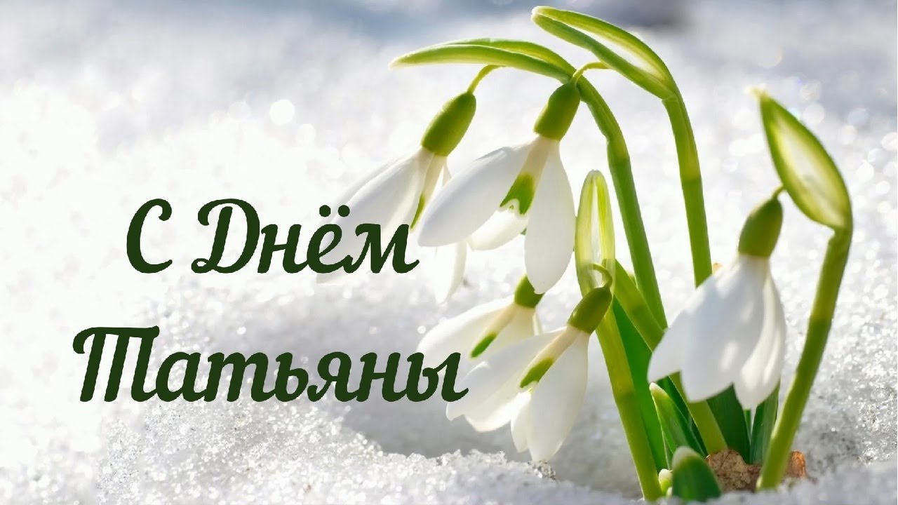 Татьянин день! Музыкальное поздравление Татьянам на 25 января.