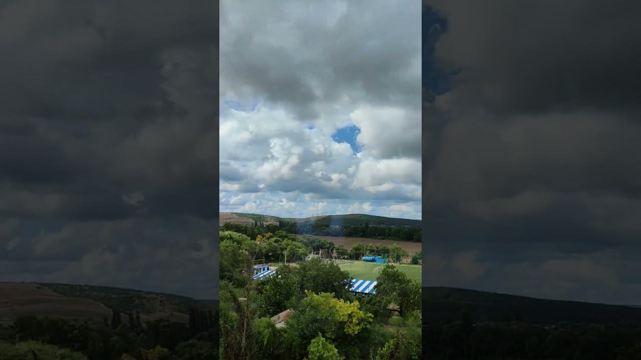 Природа восстанавливается после бури! #буря #облака