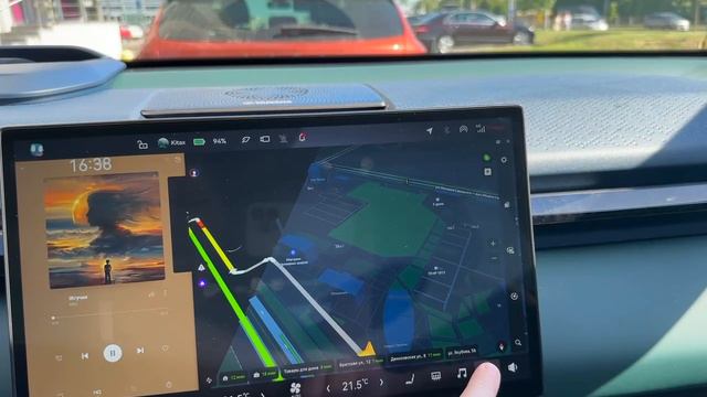 Разделение экрана на Zeekr X