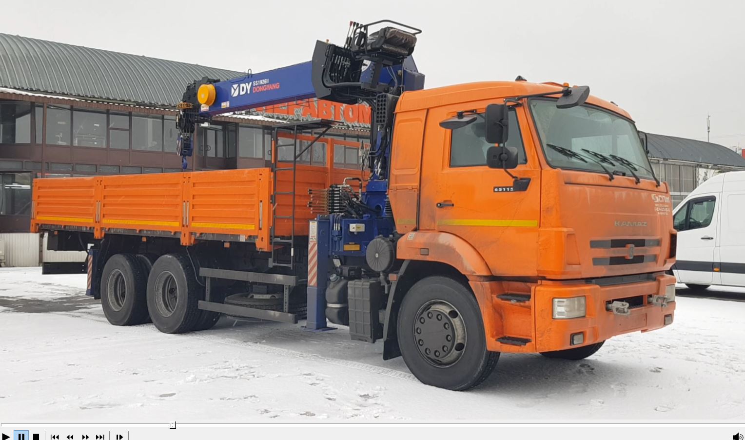 Краткое обзорное видео автомобиля бортового КАМАЗ 65115 (6х4) с КМУ DY (DongYang) SS1926 II.