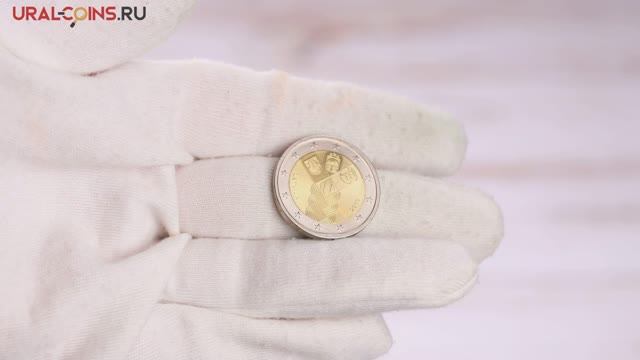 Литва 2 евро 2018 год 100 лет государствам Балтики