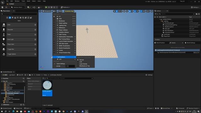 Unreal Engine. UE 5. 04-Landscape суть работы материала ландшафта