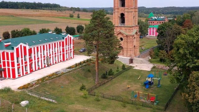 С высоты птичьего полёта.Ризоположенческий мужской монастырь.Томашовка.1