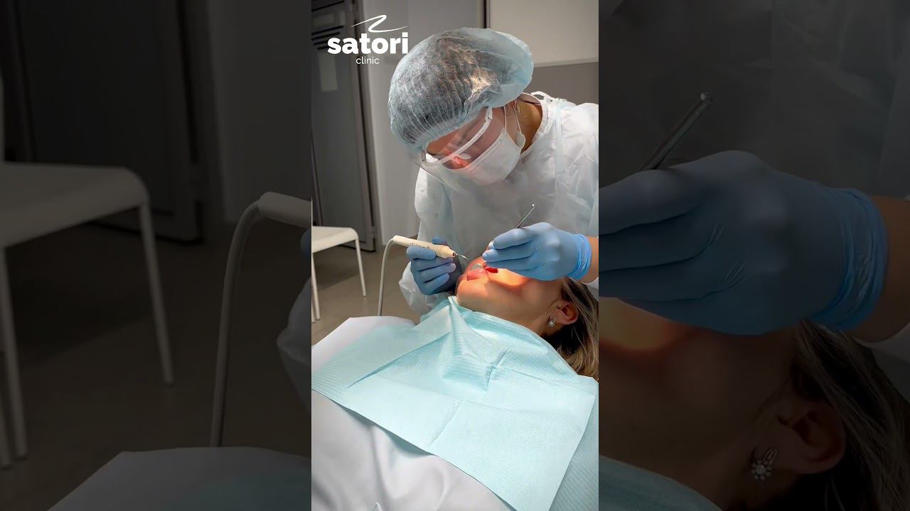 Чистка зубов ультразвуком #стоматология #dentist #доктор