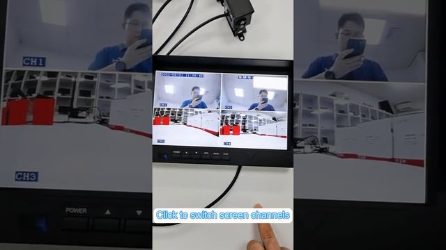 10 Inch Touch Screen Truck 4CH Cameras Monitor System