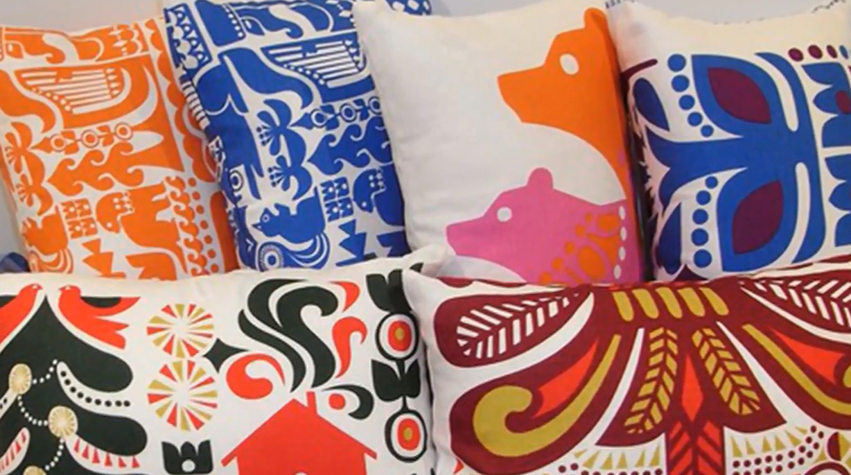 Скандинавские узоры в интерьере