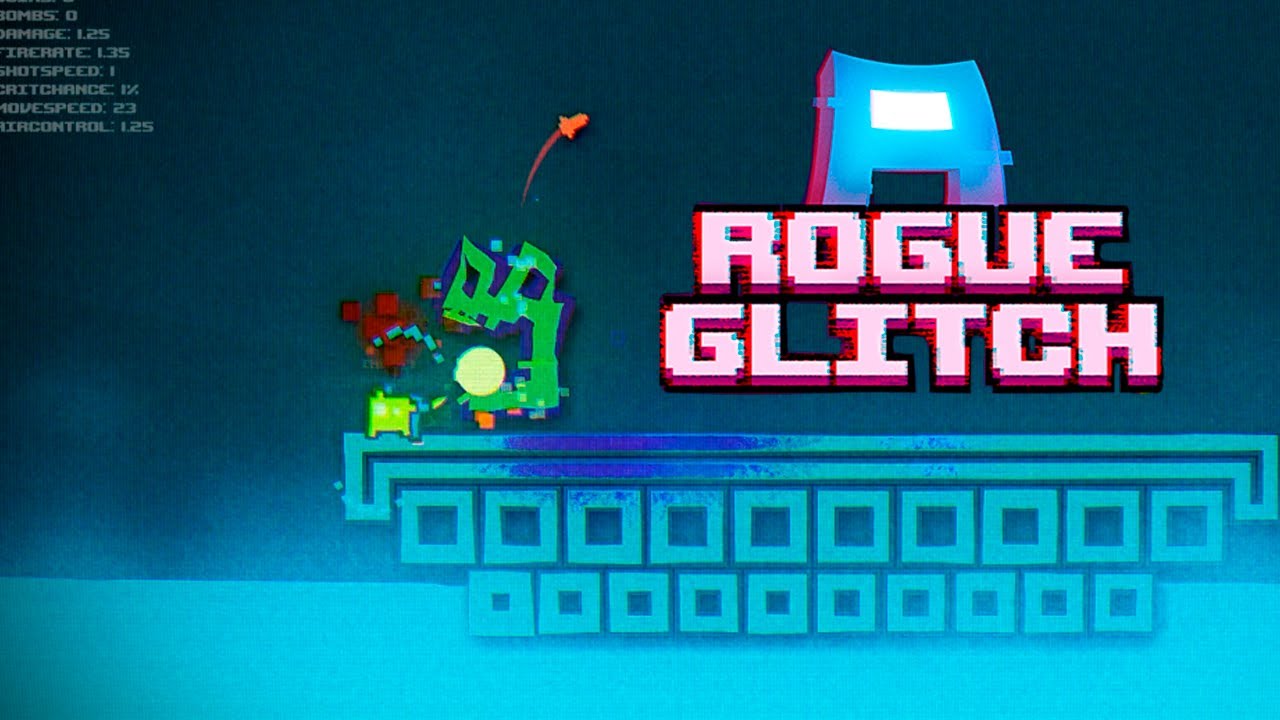 Второй Босс - квадратный Пакмен. Rogue Glitch #2. КООП.