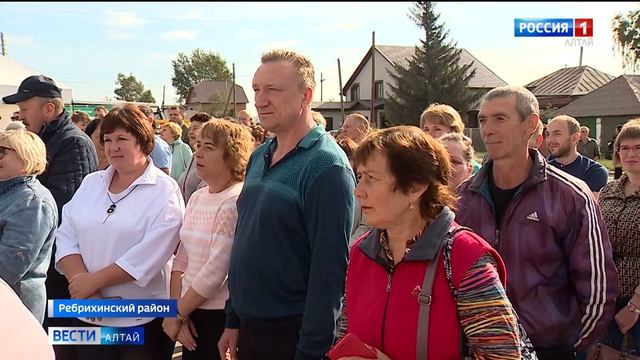 В Ребрихе ввели в эксплуатацию газопровод высокого давления