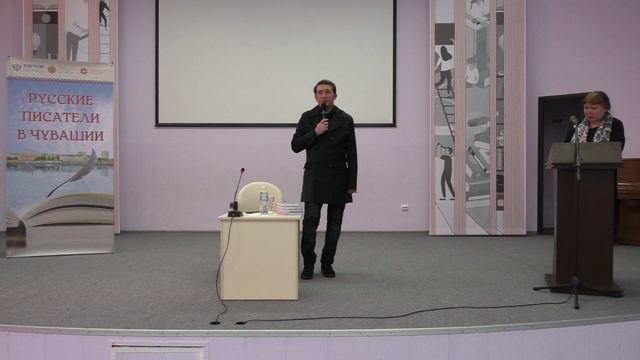 Фарит Нагимов в Национальной библиотеке Чувашской Республики