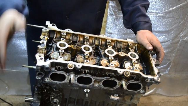 Разбор двигателя 1ZZ-FE