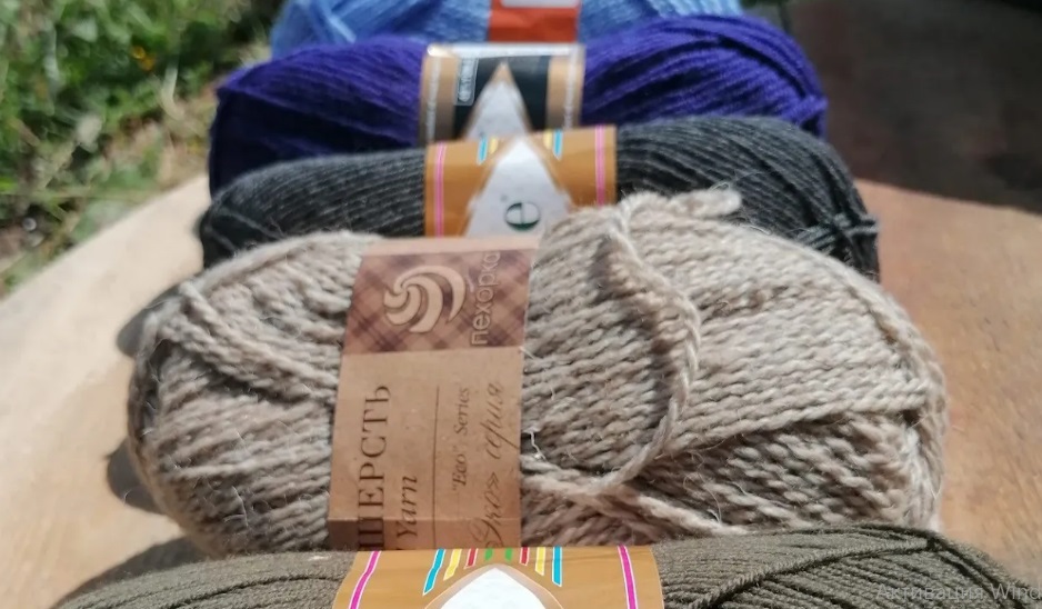 Покупка пряжи.