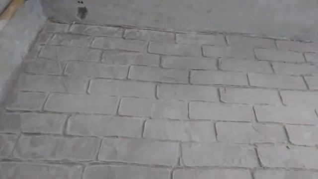 Декор стены под кирпич (первый раз)