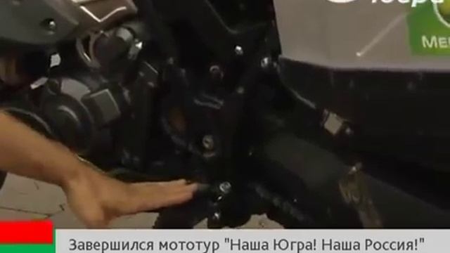 Югорские мотоциклисты попали в песчаную бурю.mp4