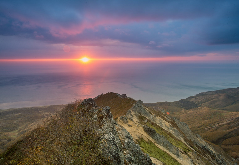 Восход солнца на Сахалине