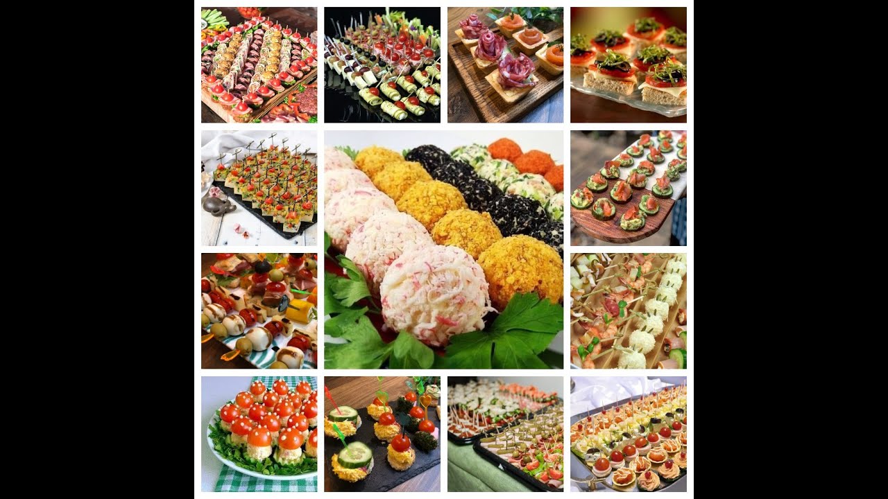 25 закусок на праздничный стол — лучшие идеи в одном видео