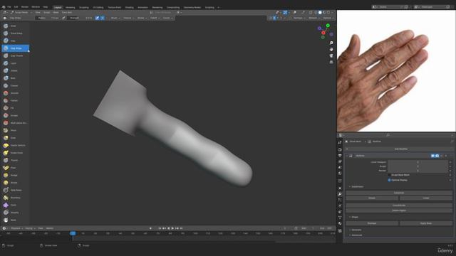 Creating a Hero Weapon for Games - Часть 14 - Body Polishing part 3 Timelapse