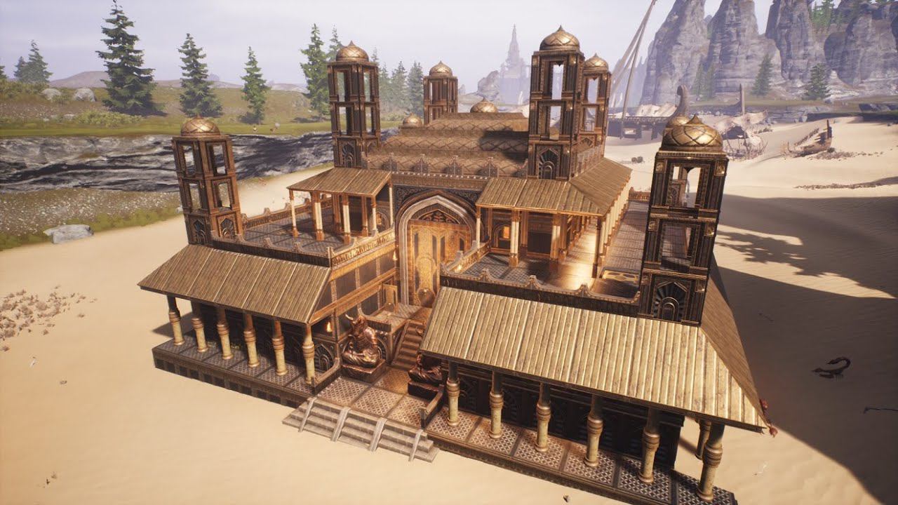 HOW TO BUILD A TURAN BASE [TIMELAPSE] - CONAN EXILES: Isle of Siptah
