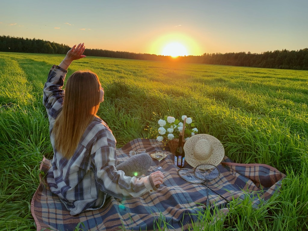 Хорошо на даче летом.