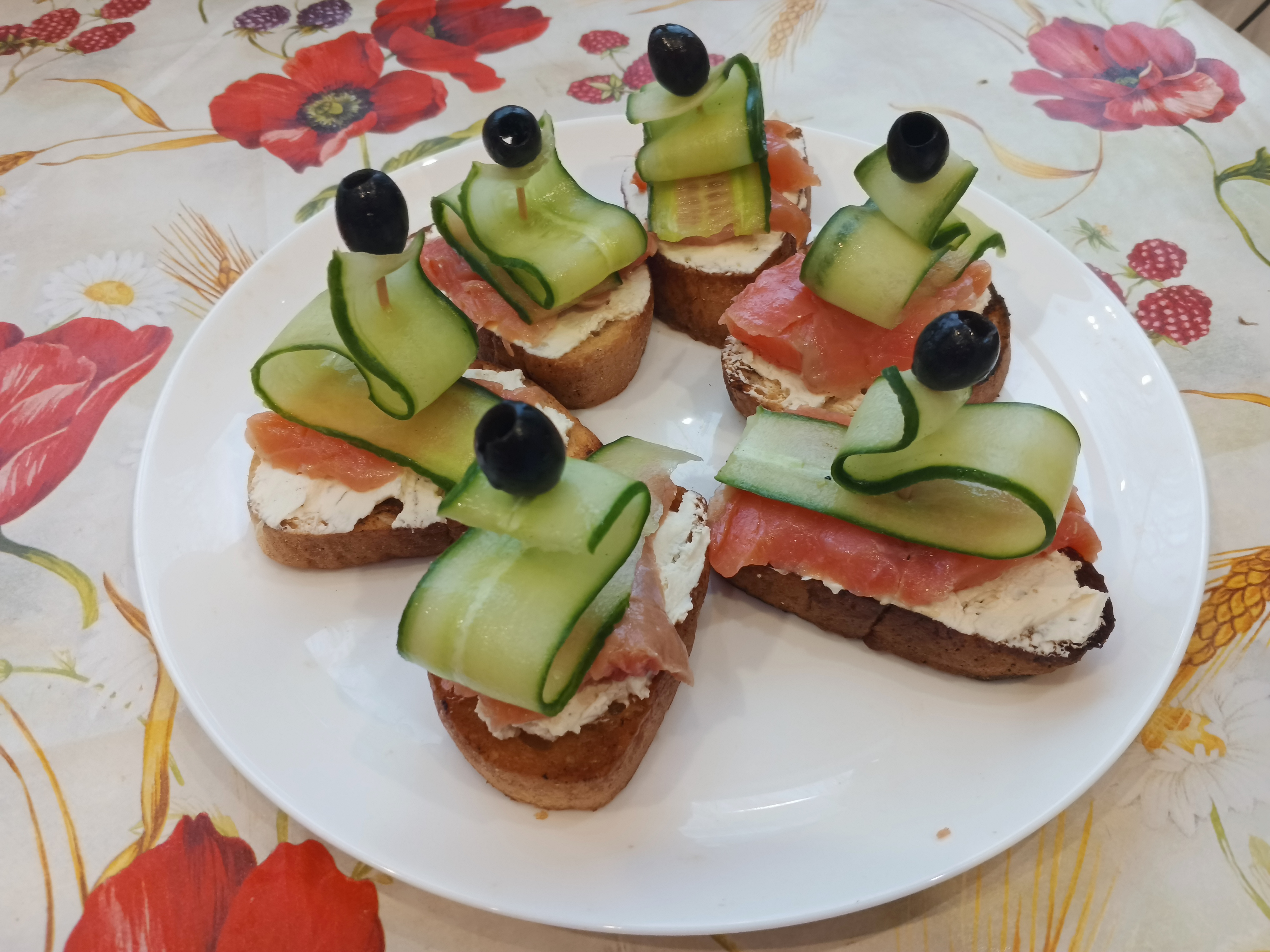 Красивая закуска на новогодний стол