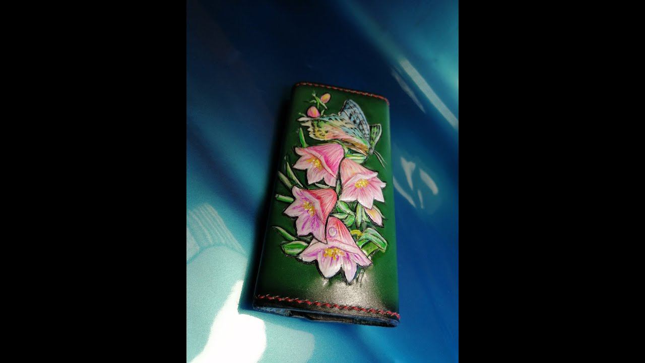 Ключница женская. Изделия из кожи. СКСтиль. Видео обзор: Колокольчики)