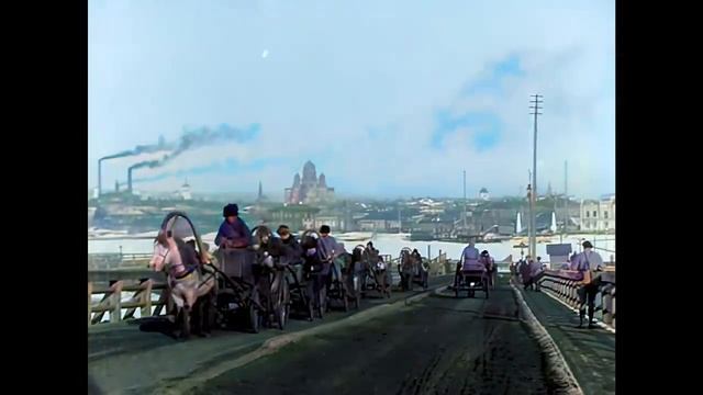 Иркутск 1919 год .Кинохроника в цвете.