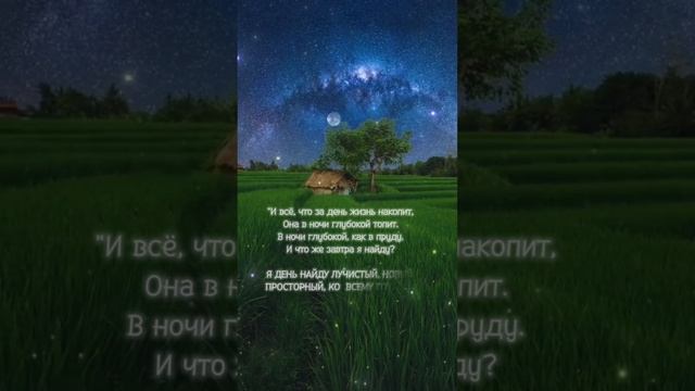 И всё, что за день жизнь накопит