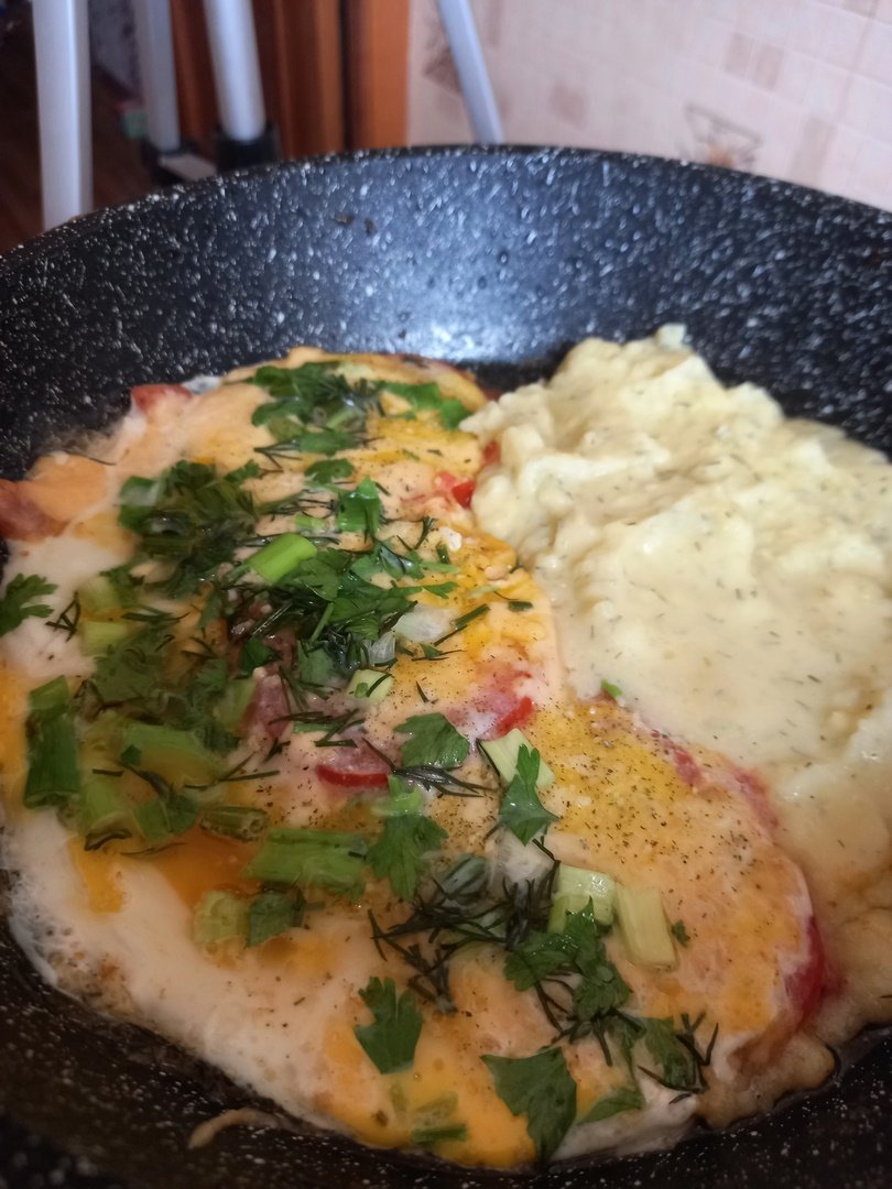 картофельное пюре.