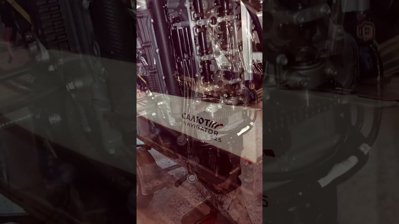 Капиталка Мотора #плм #yamaha #салют #река #рыбалка #shorts  [ S_Motors ]