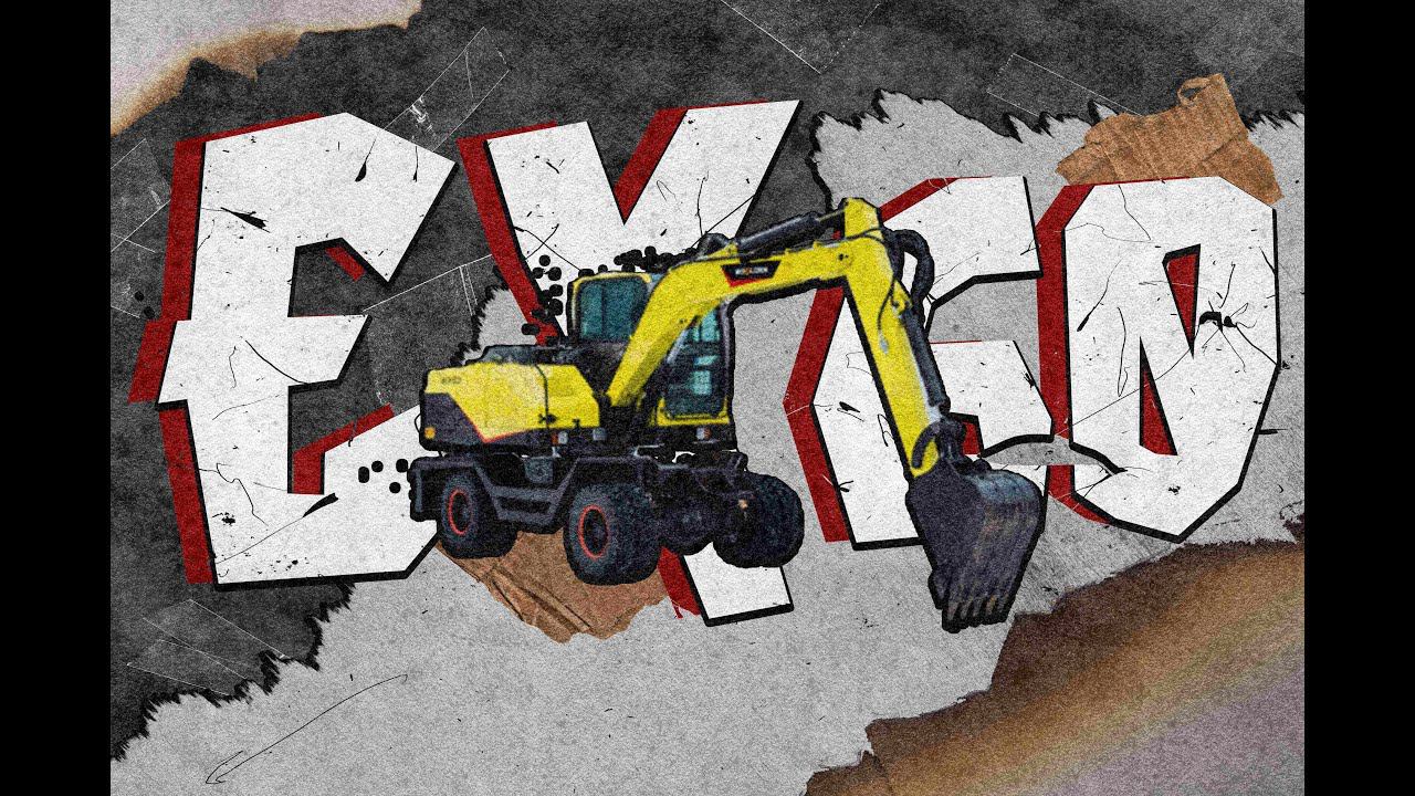 Экскаватор Boulder EX60 в работе.