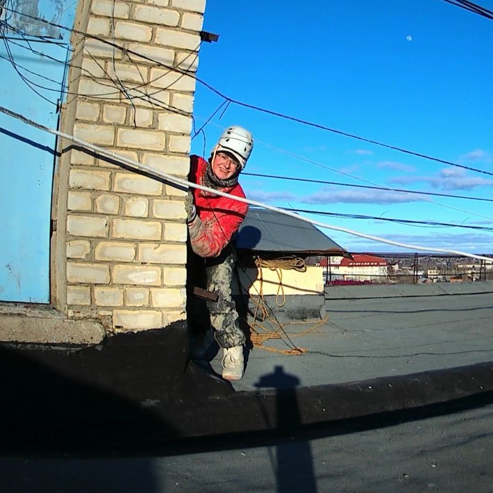 Промышленный альпинизм. Прогулка по крыше
