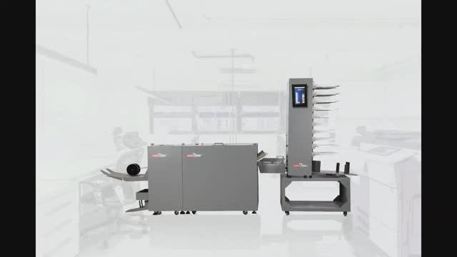 Листоподборочный комплекс OS SR410 + брошюровщик DFS370 + фронтальный триммер TR40