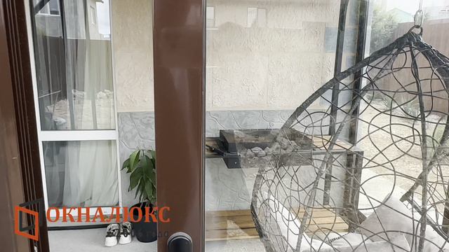 Веранда в холодном алюминиевом остеклении Алютех в Севастополе