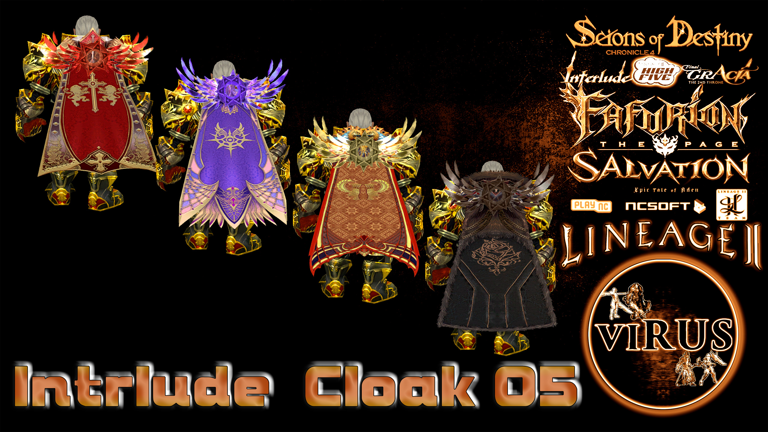 New Cloaks Set 05 for the c4-Interlude server ◄√i®uS►