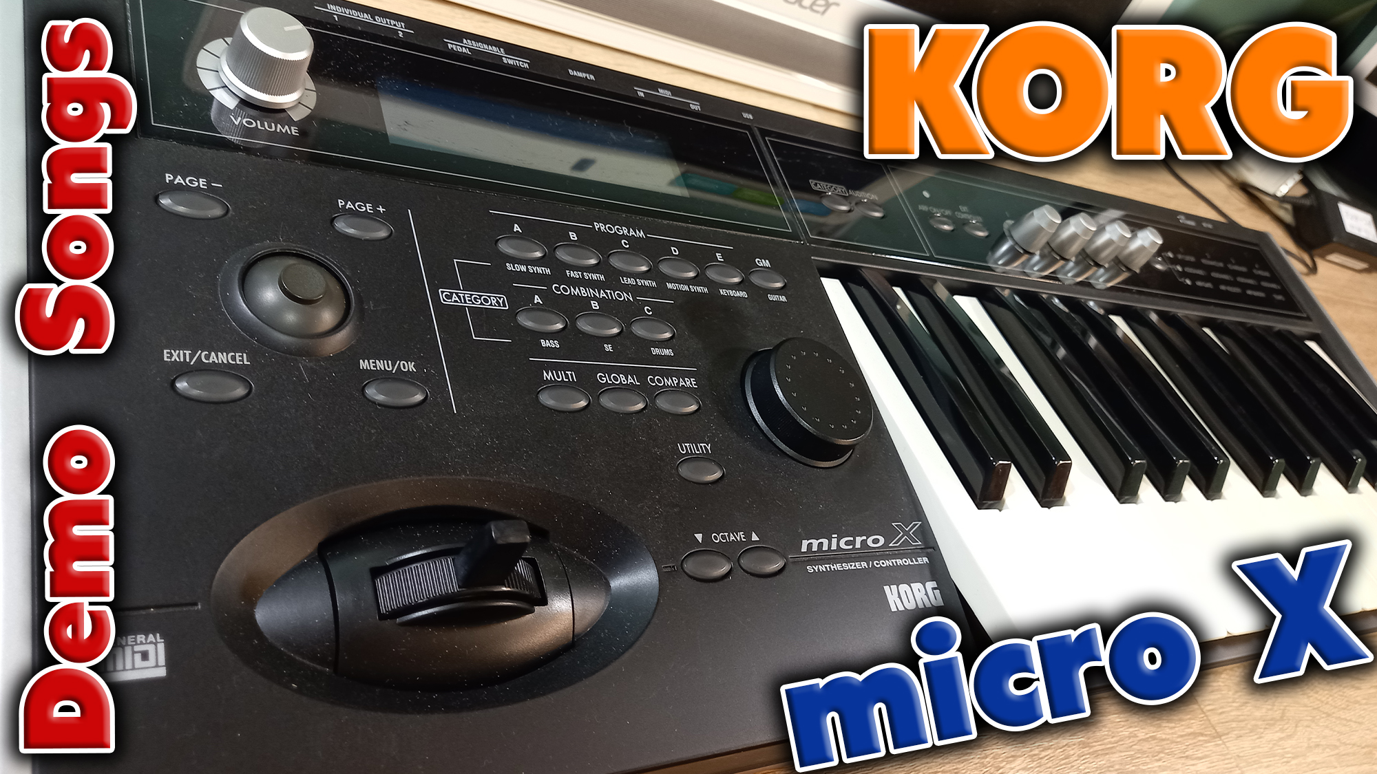 Korg micro X   5 Demo Songs