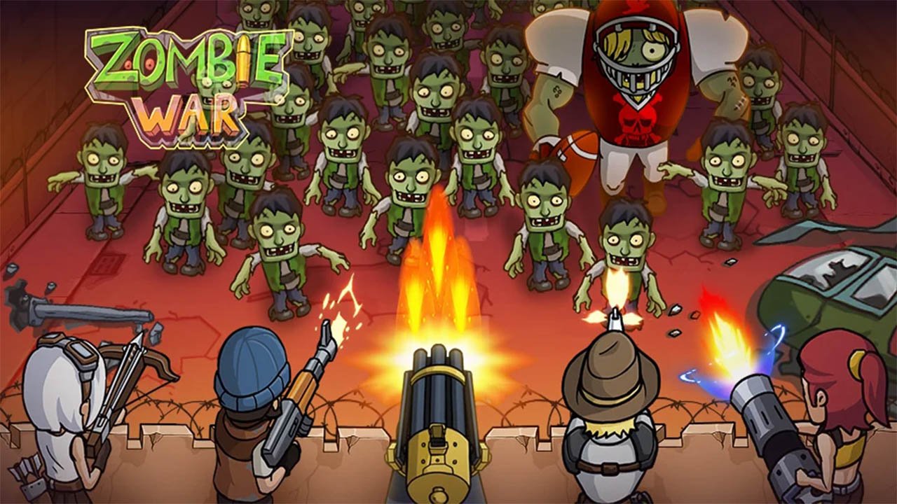 Zombie War-Idle TD game / Зомби войны - Простая игра TD