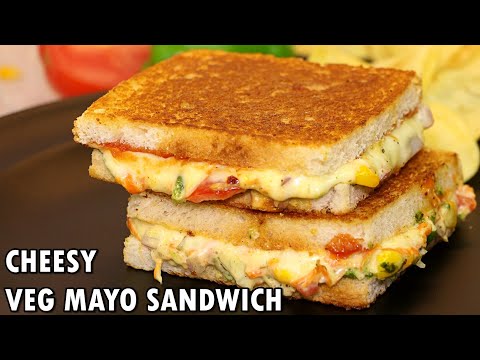 Сэндвич с сыром и майонезом