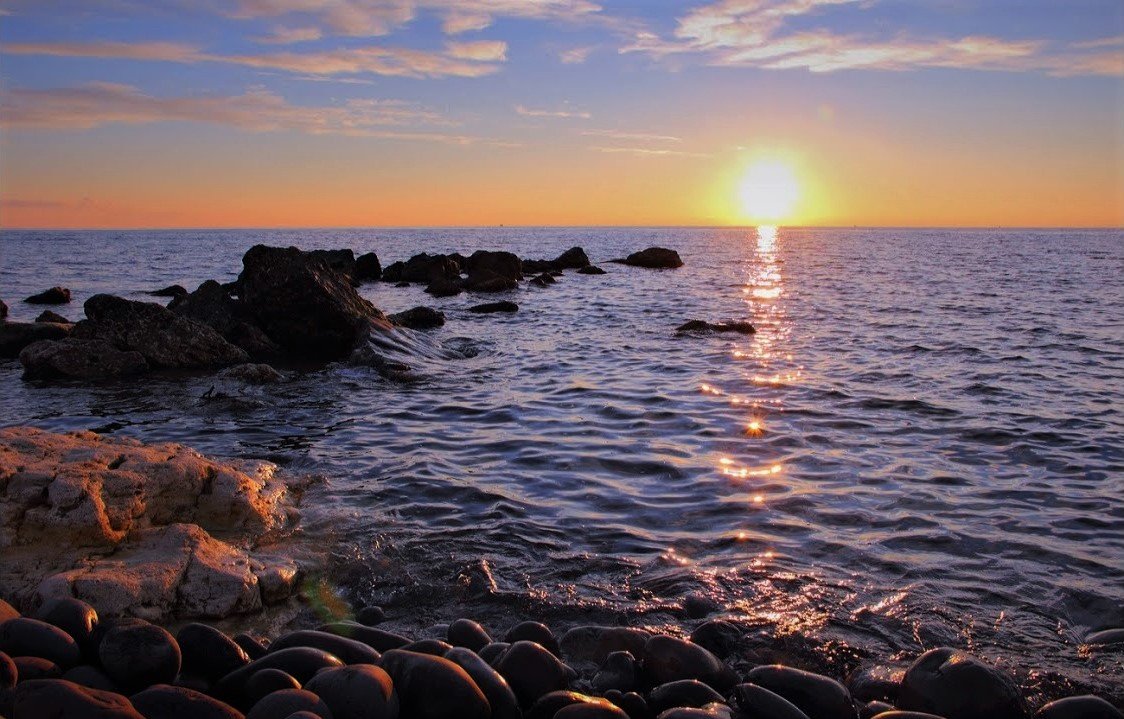 Ласковое ноябрьское Чёрное море.