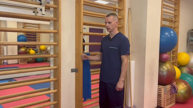 Упражнение на подосную мышцу.