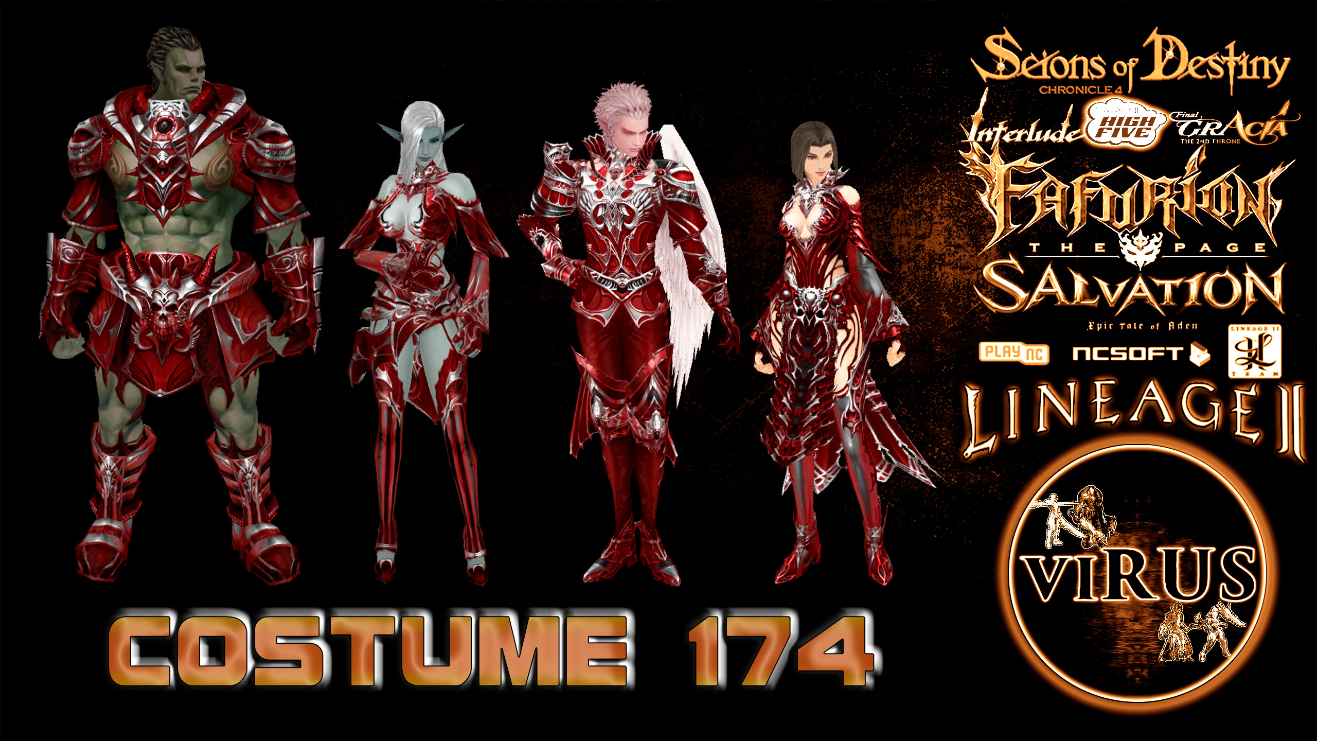 New Costumes. 174. LINEAGE II. Any Chronicles ◄√i®uS►