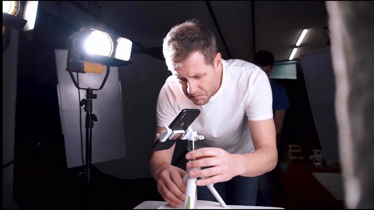 Backstage съемок рекламного ролика для bronoskins