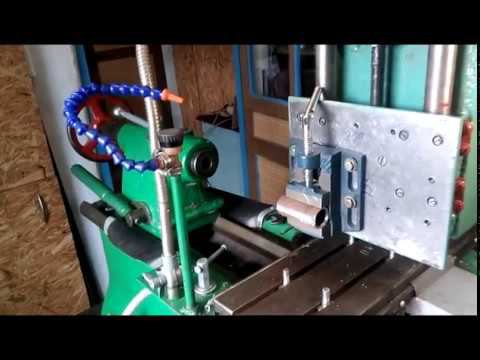 Фрезерная приставка к токарному станку 1Е61М.