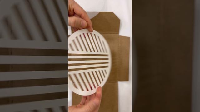 Как выглядит вентиляционная магнитная решётка U-LINE KORNER WHITE круглой формы❓👇