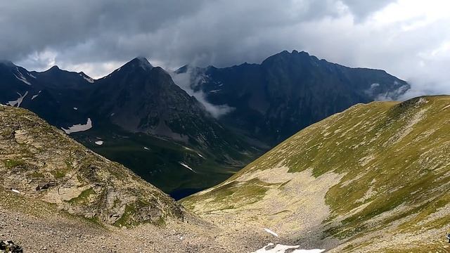 Турист Кубани в п. Архыз 2022 (ч4), перевал Кынхара, озеро Удачи