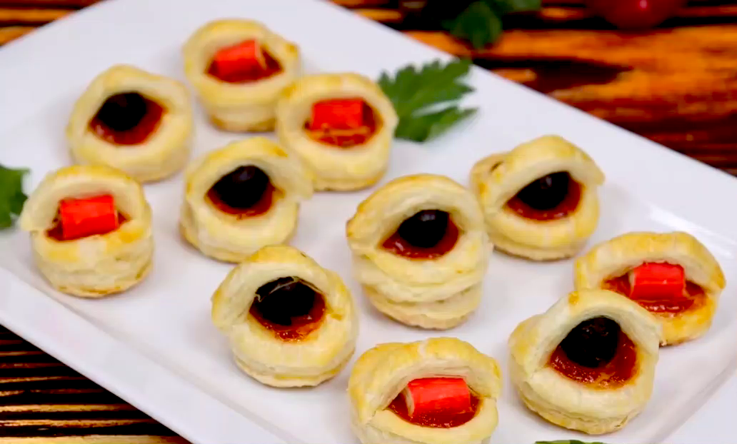 Оригинальные Закуски из Маслин и Крабовых Палочек!