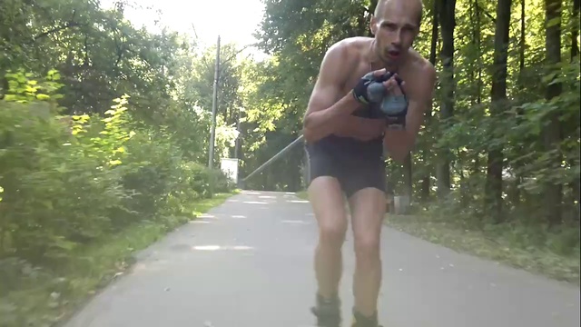 Александр Бобылёв техника конькового хода