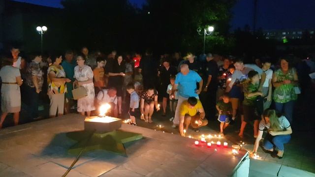 Свеча памяти. г. Суровикино 2018 год.