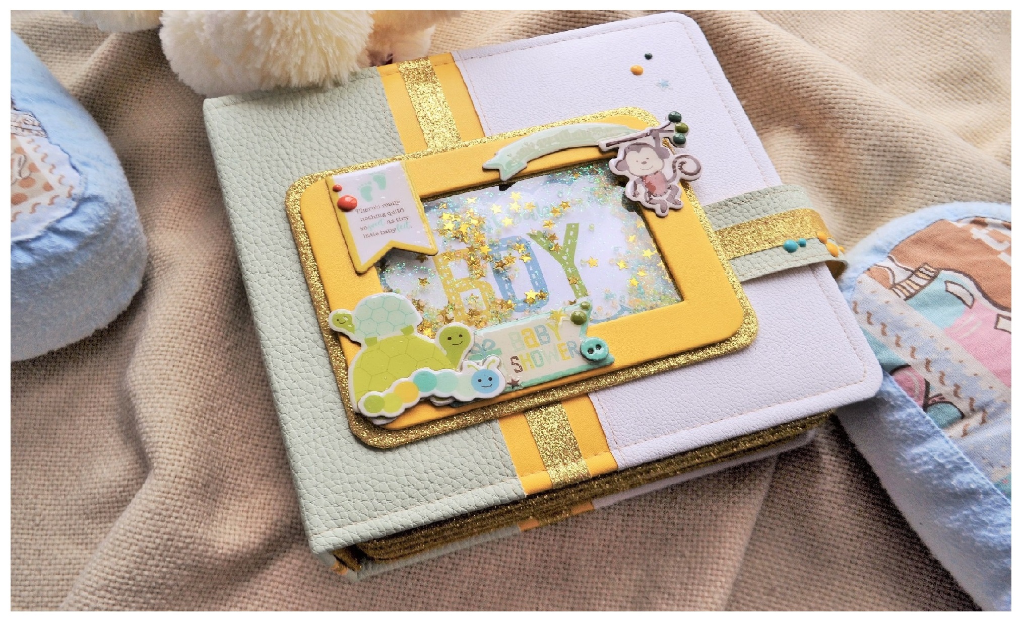 ПОДАРОК МАЛЬЧИКУ НА ГОД СВОИМИ РУКАМИ / ФОТОАЛЬБОМ "Sweet baby boy"