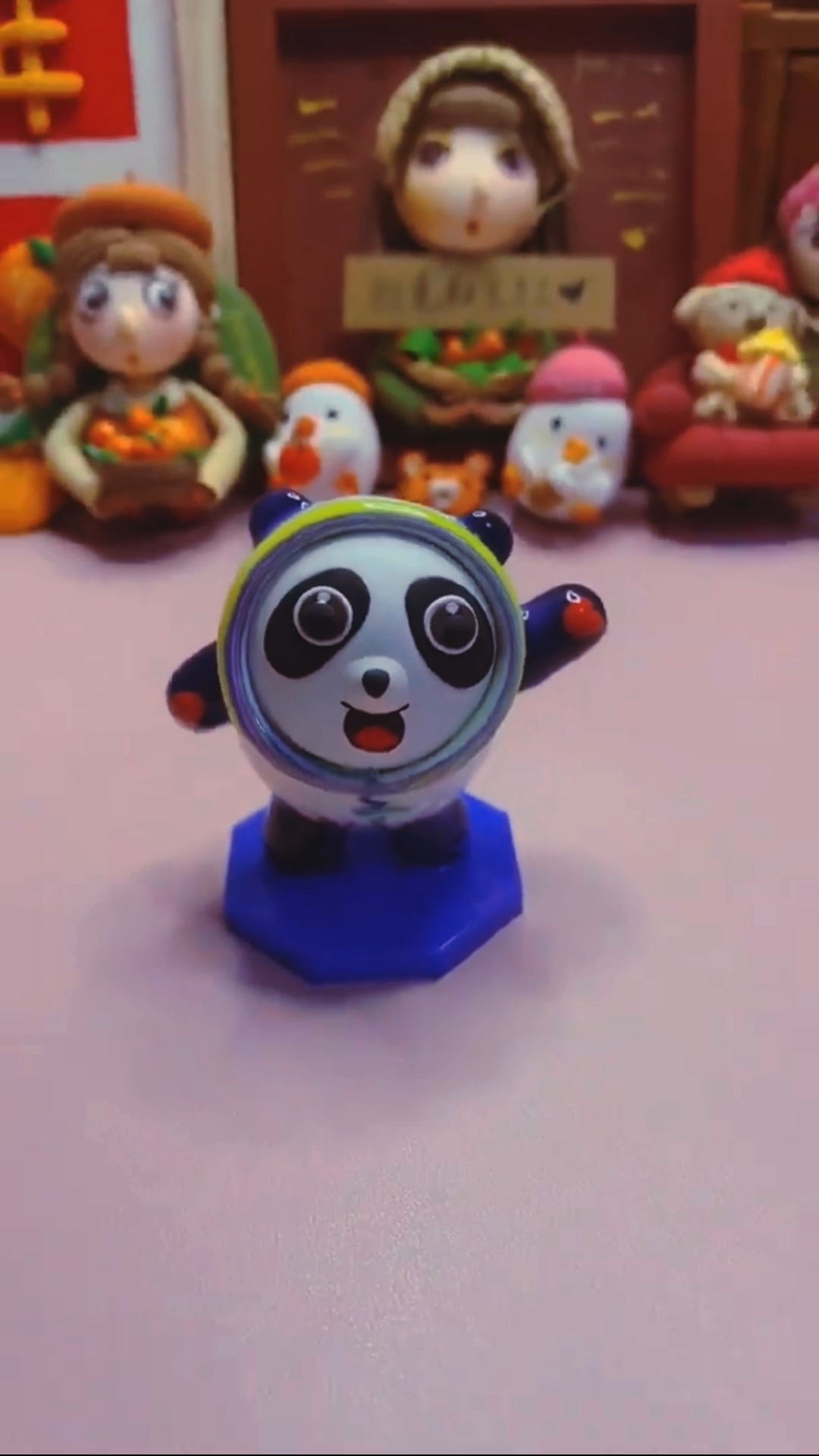 Как слепить милую панду из пластилина