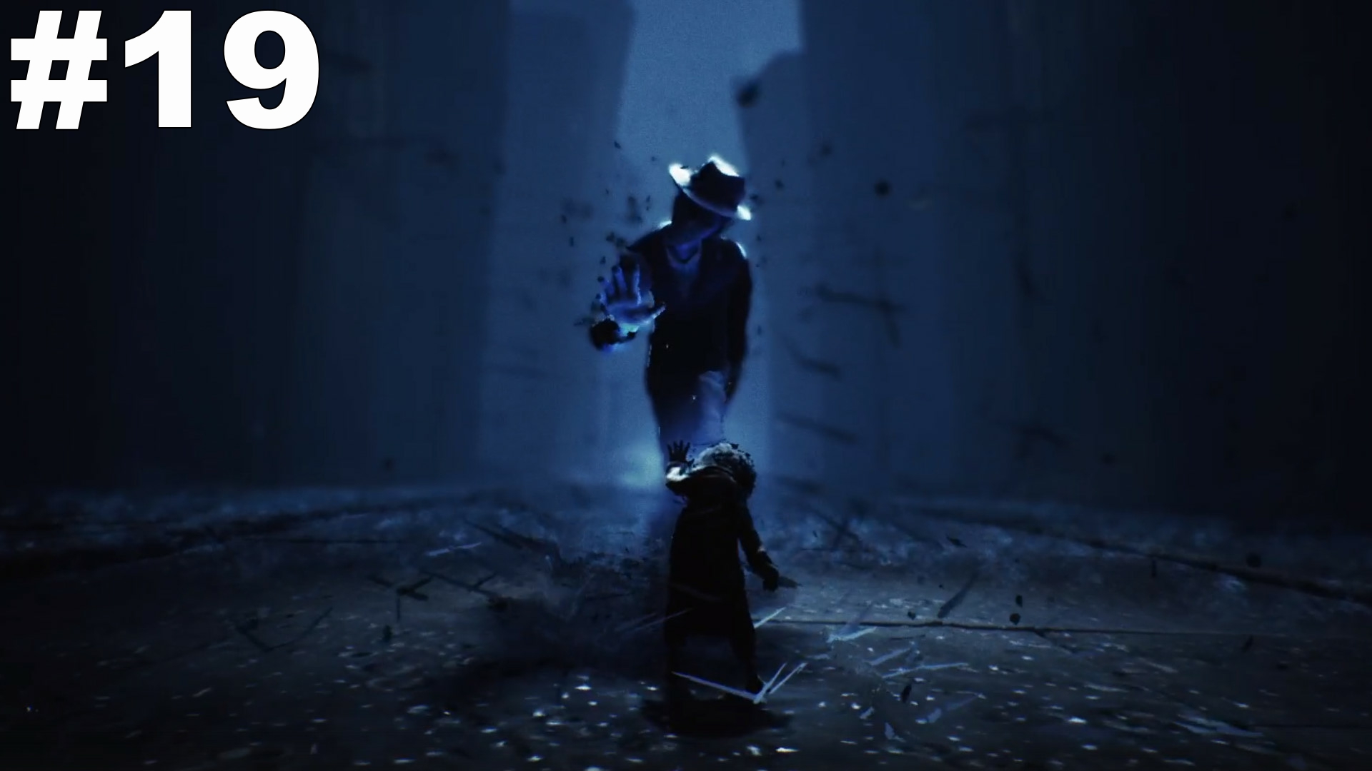 ▶Little Nightmares 2. Город. Побег и бой с длинным человеком. Сигнал. #19