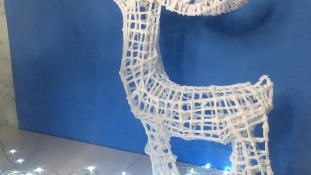 Доработка_варианты_светящегося оленя своими руками, новогодний декор, праздничное оформление..mp4